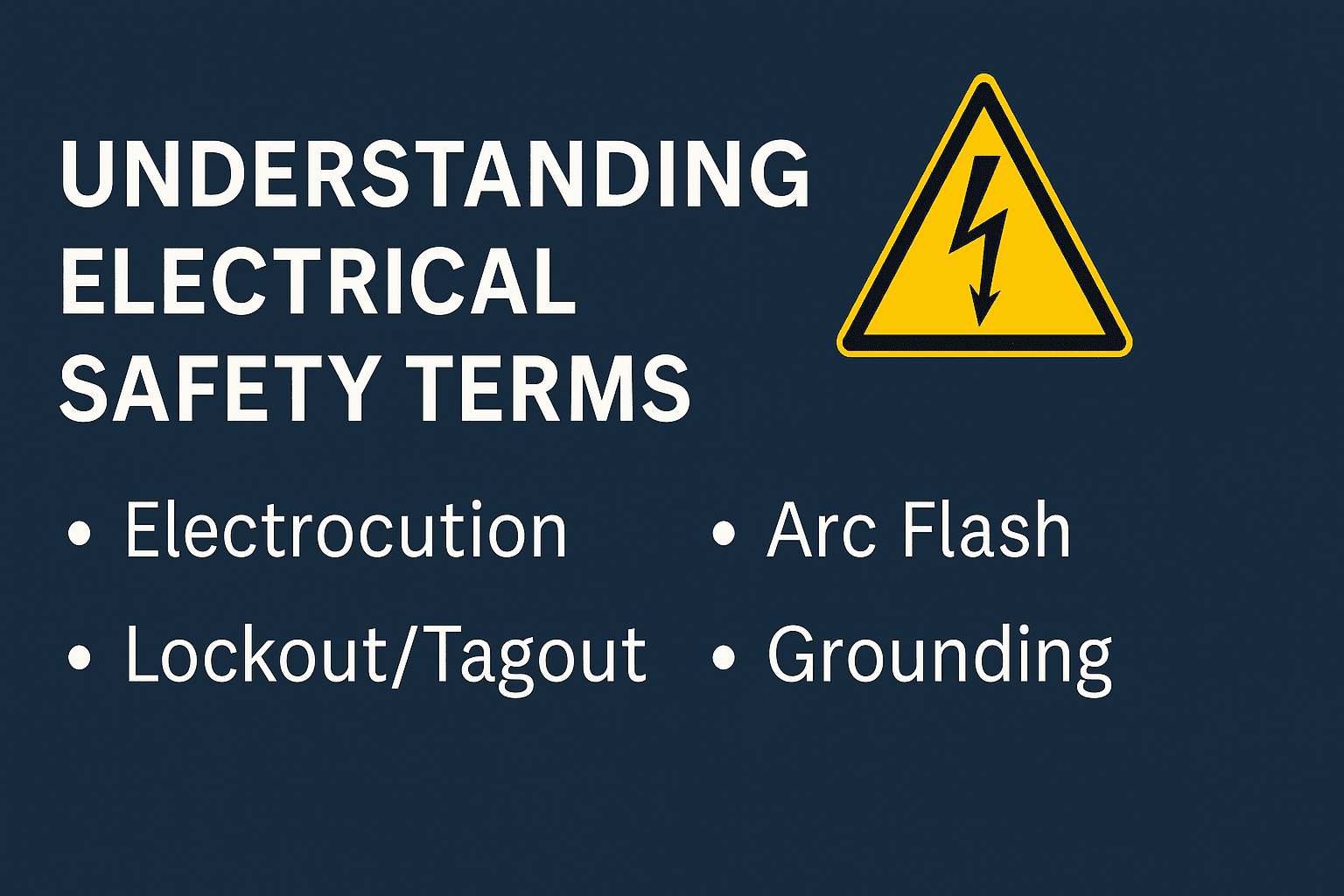 Electrical Safety Terms What Do They Mean: Essential Guide - lineman24.com